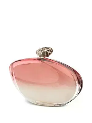 Benedetta Bruzziches Crystal-embellished Ombré Clutch Bag - Pink