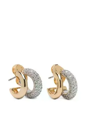 Kate Spade New York Crystal-embellished Huggie Earrings - Gold