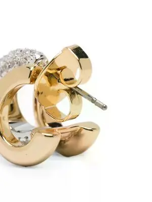 Kate Spade New York Crystal-embellished Huggie Earrings