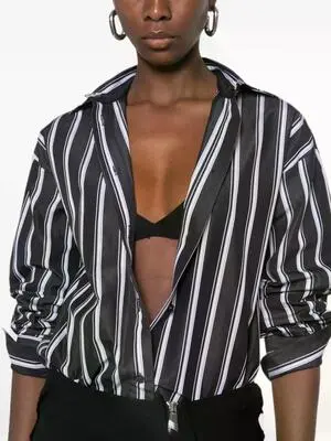 Attico Striped Long-sleeve Shirt