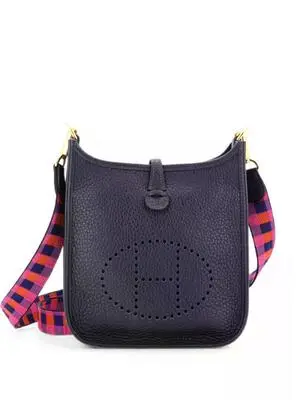 Hermès Evelyne Bag Gen Iii Clemence Tpm Crossbody Bag - Blue