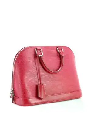 LOUIS VUITTON Alma Handbag Epi Leather Pm Satchel - Pink