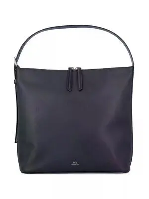 A.p.c. Vera Leather Shoulder Bag - Black