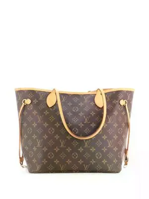 LOUIS VUITTON Neverfull Nm Monogram Canvas Mm Tote Bag