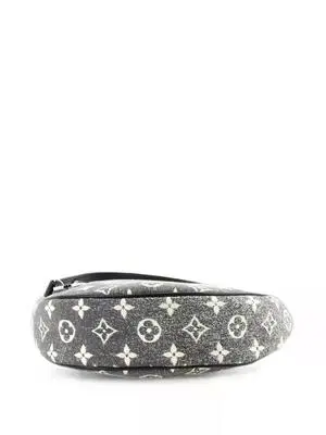 LOUIS VUITTON Loop Handbag Monogram Jacquard Denim Hobo Bag