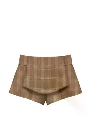 Givenchy Prince Of Wales Check Layered Shorts