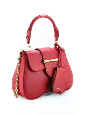 Prada Sidonie Top Handle Bag Saffiano Leather Small Satchel