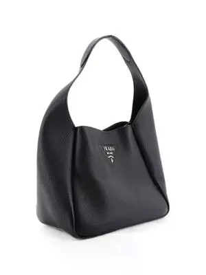 Prada Dynamique Vitello Daino Small Hobo Bag