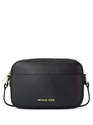 Michael Kors Jet Set Small Signature Logo Camera Crossbody Bag - Black