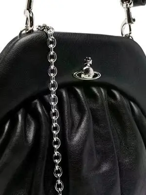VIVIENNE WESTWOOD Orb-plaque Ruched Tote Bag