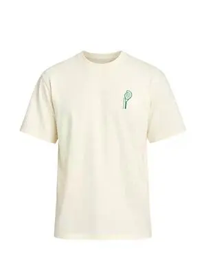 REVOLUTION NOW Graphic-print Crew-neck T-shirt - Neutrals