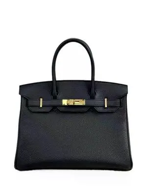 Hermès 2025 Birkin 30 Handbag - Black