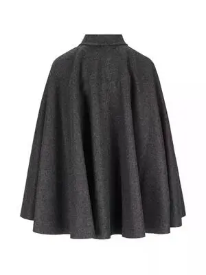 IL TABARRO Single-breasted Virgin-wool Cape