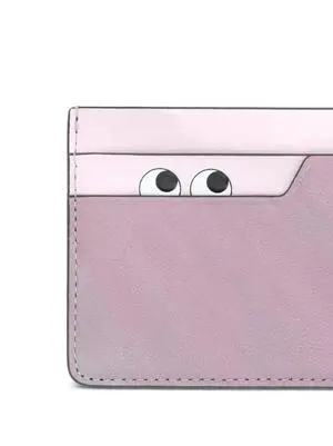 ANYA HINDMARCH Peeping Eyes Card Holder - Purple