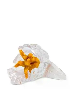 LA MANSO X Tetier Parrot Transparent Growing Ring - Orange