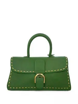 DEVEAUX 2020s Brillant East West Handbag - Green