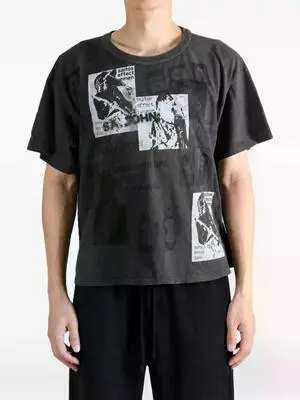 SAITOS Kurt Graphic-print Cotton T-shirt