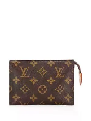 LOUIS VUITTON Toiletry Monogram Canvas 15 Pouch - Brown