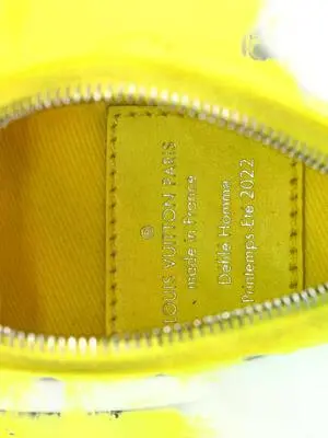LOUIS VUITTON Lemon Limited Edition Colored Monogram Canvas Pouch