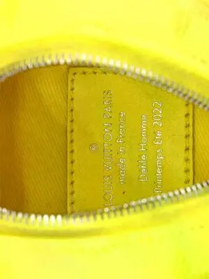 LOUIS VUITTON Lemon Limited Edition Colored Monogram Canvas Pouch - Yellow