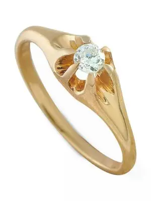 LB EXCLUSIVE 14k Yellow Diamond Solitaire Ring - Gold