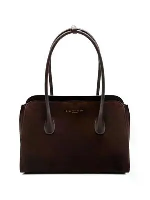 Roberto Festa Medium Zeta Suede Tote Bag - Brown