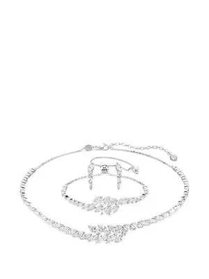 SWAROVSKI Crystal-embellished Marquise-cut Jewellery Set - Silver