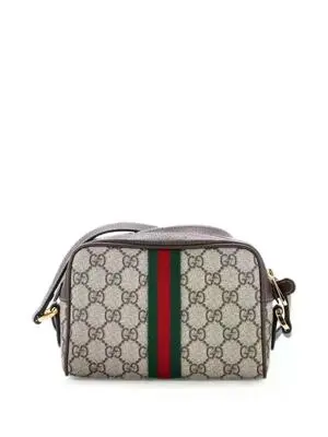 Gucci Ophidia Shoulder Bag Gg Coated Canvas Mini Crossbody Bag