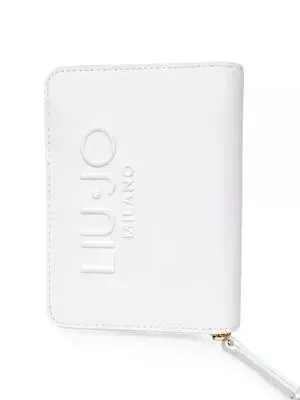 Liu Jo Logo-embossed Zip-around Wallet - White