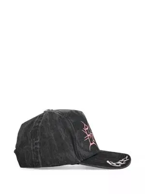 Ed Hardy Cyber Logo Satin Trucker Hat