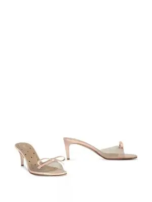 Red Valentino Bow-detail Transparent Mules