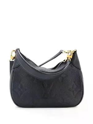 LOUIS VUITTON Bagatelle Nm Handbag Monogram Empreinte Giant Shoulder Bag - Black