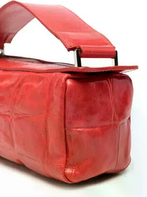 MSGM Crocodile-effect Buckle-detail Tote Bag