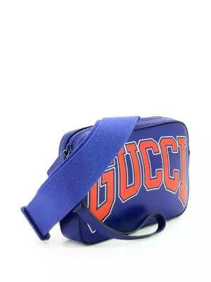 Gucci Ny Dragons Camera Crossbody Bag Printed Leather Small Shoulder Bag
