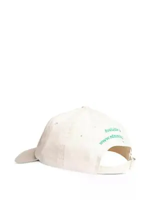 EDMMOND STUDIOS Piano Bar Embroidered Cap - Neutrals