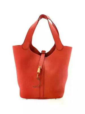Hermès Picotin Lock Bag Maurice Mm Bucket Bag - Orange