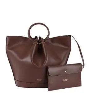 SAONARA BRAND Capazo Bag Chocolat Leather