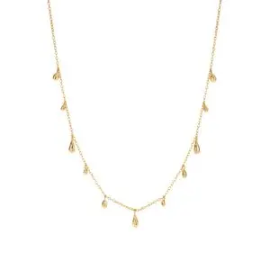 VANCHI Rhea Molten Cascade Necklace - Gold