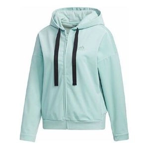 Adidas Velour Full-zip Hooded Jacket