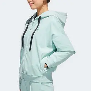 Adidas Velour Full-zip Hooded Jacket