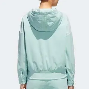 Adidas Velour Full-zip Hooded Jacket