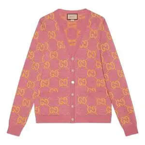 Gucci Gg Intarsia-knit Cardigan