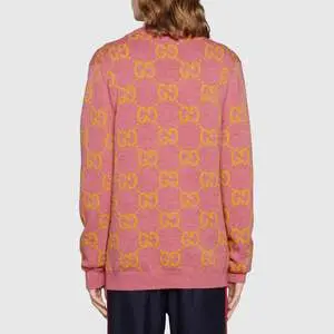 Gucci Gg Intarsia-knit Cardigan