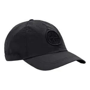 Stone Island 9100011 Nylon Metal Econyl Baseball Cap - Black
