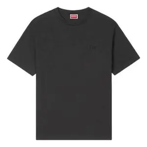 Kenzo Boke Flower 2.0 Embroidered Oversized T-shirt In Cotton - Black