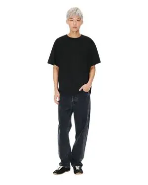 Kenzo Boke Flower 2.0 Embroidered Oversized T-shirt In Cotton - Black