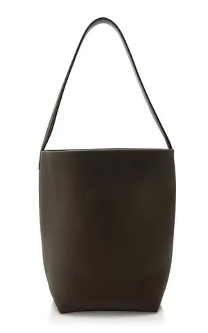 THE ROW Park Medium N/s Leather Tote - Brown