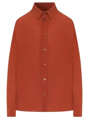 Saint Laurent Silk Shirt - Red