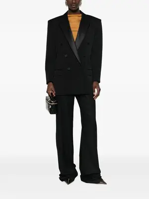 Saint Laurent Wool Double-breasted Blazer