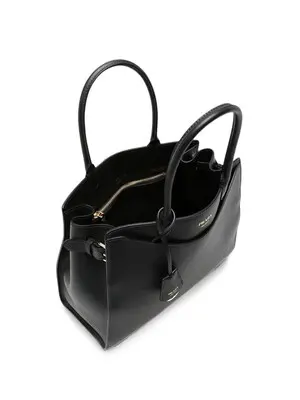 Prada Calf Leather Handbag - Black